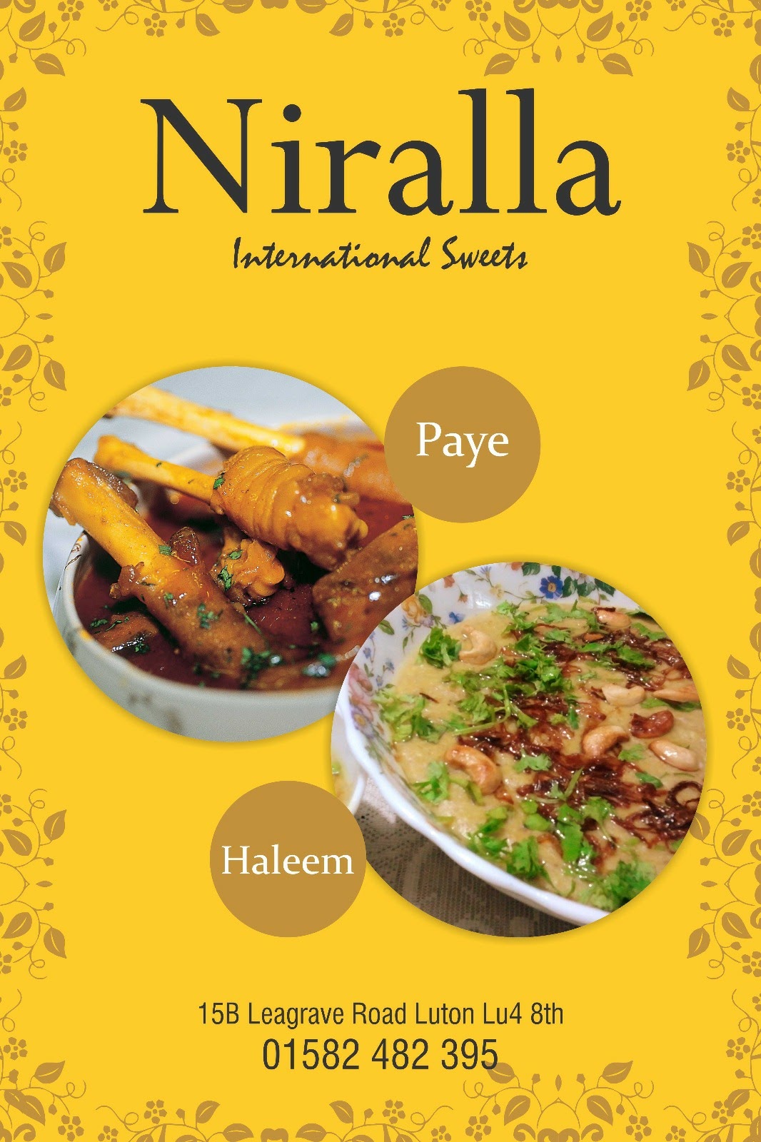 About | Niralla International Sweets